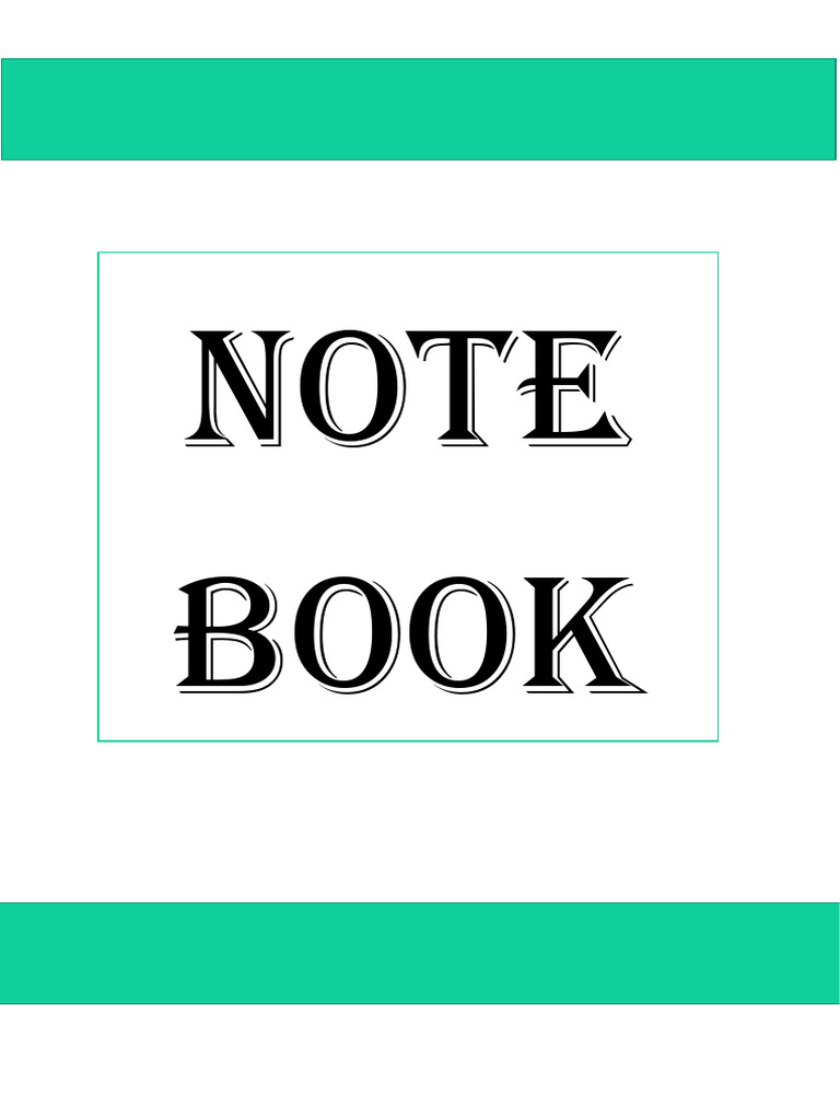 Notebook Overview and Features | PDF