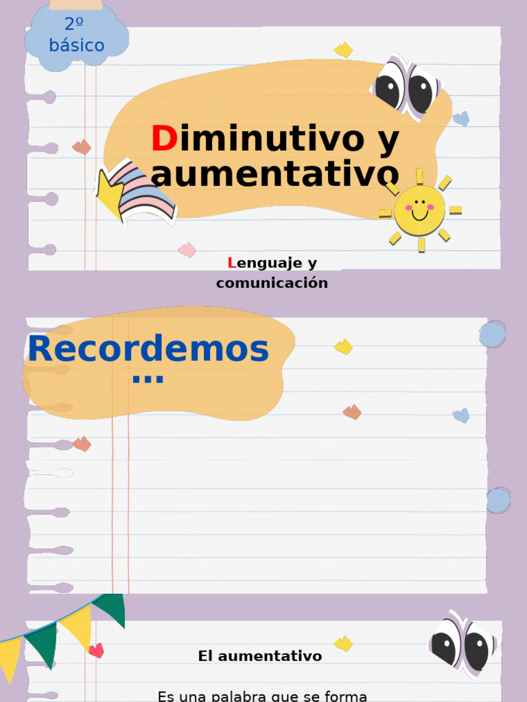 Diminutivos y Aumentativos en Español | PDF