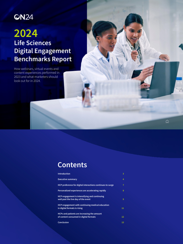 ON24 - Report 2024 Life Sciences Digital Engagement Benchmarks Report ...