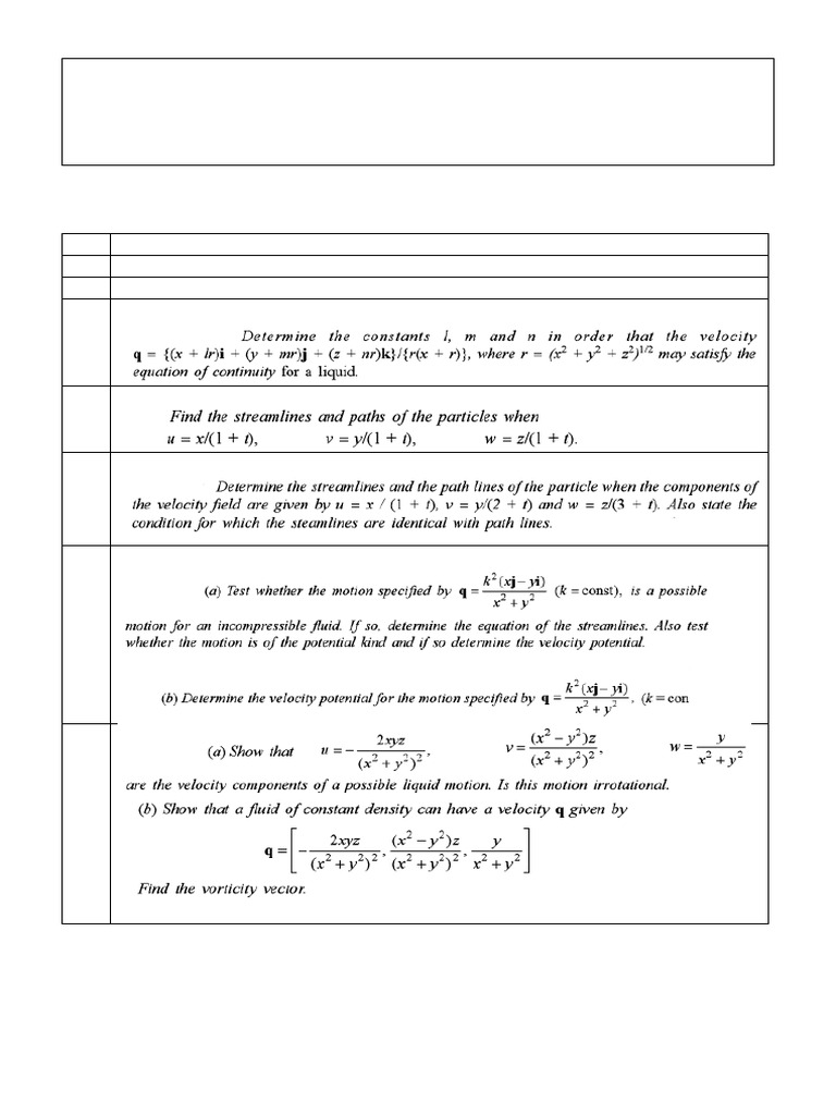 MSC 3rd - FM - Assign 1 | PDF