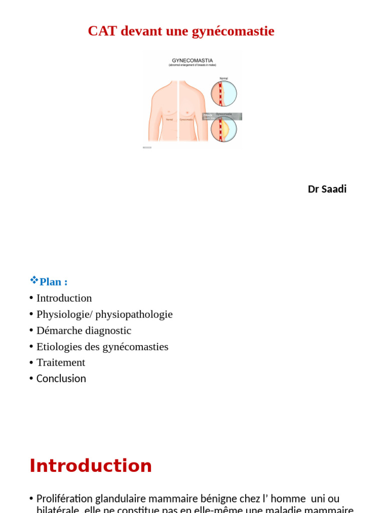 CAT Gynecomastie | PDF | Androgène | Testostérone