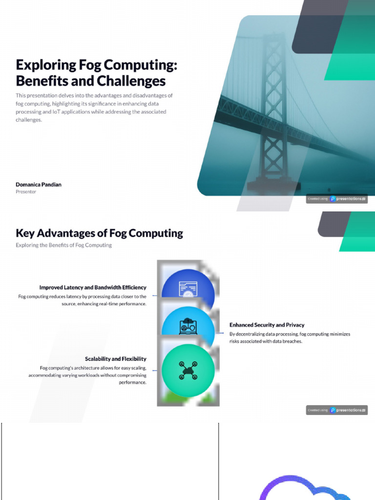 Advantages and Disadvantages of Fog Computing PDF | PDF