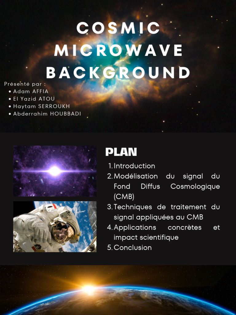 Analyse du CMB : Techniques et Applications | PDF | Fond diffus ...