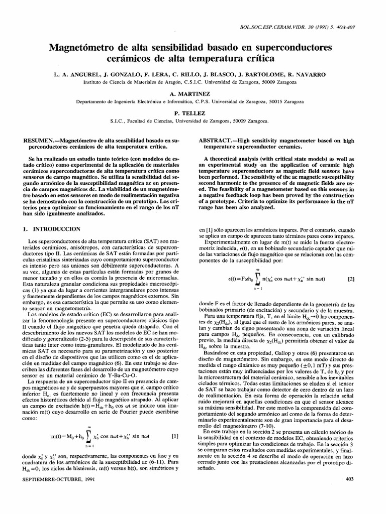 Superconductor Es | PDF | Superconductividad | Fenomeno fisico