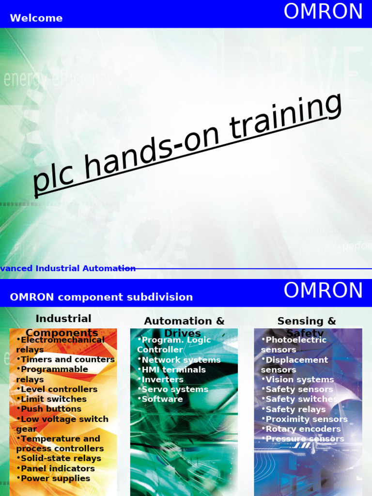 PLC Omron PLC Hands-On Training | PDF | Programmable Logic Controller ...