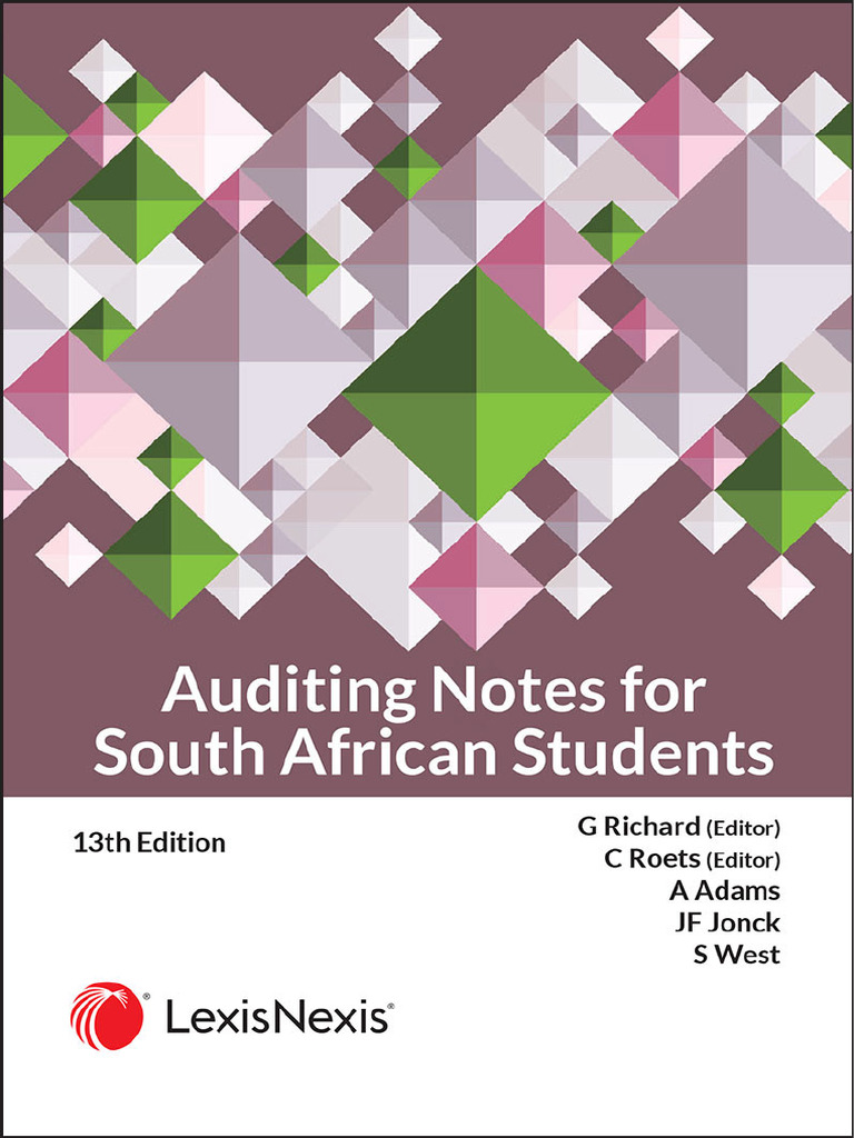 Auditing Notes For South African Students 13th Edition | PDF | Audit ...