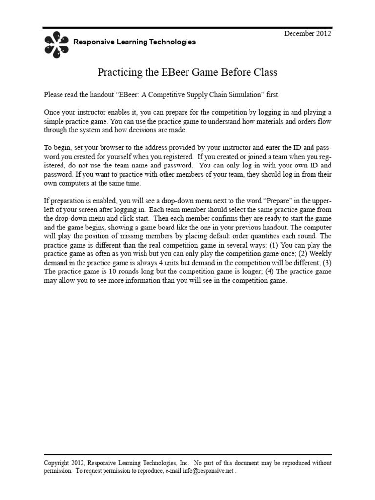 Ebeer Addendum - Practice | PDF