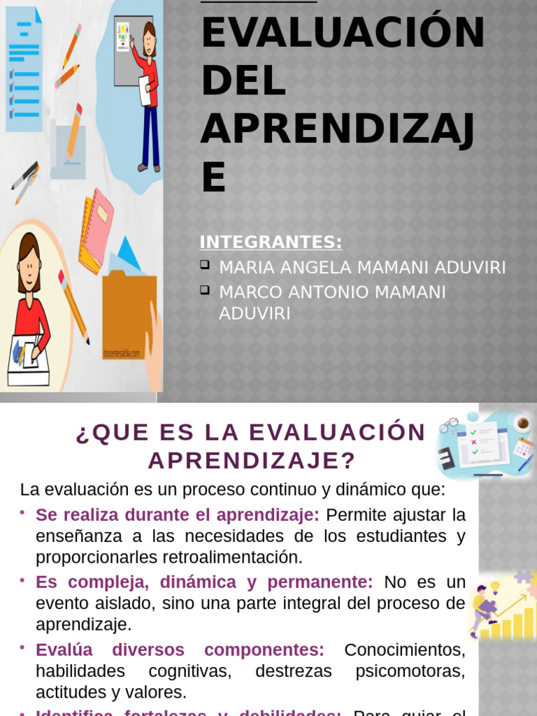 Evaluación Del Aprendizaje | PDF | Evaluación | Enseñando