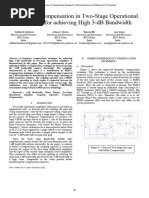 Ahuja Compensation | PDF | Amplifier | Operational Amplifier