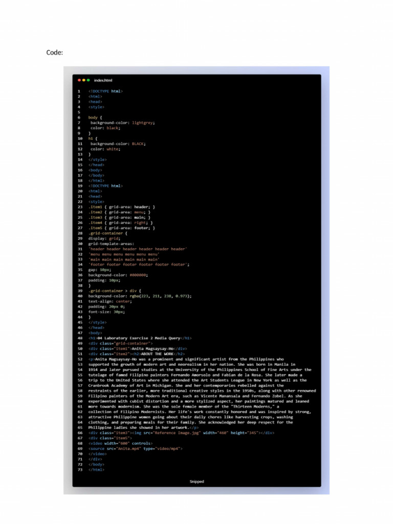 04 Laboratory Exercise 2 ARG.docx | PDF | Philippines | Artists