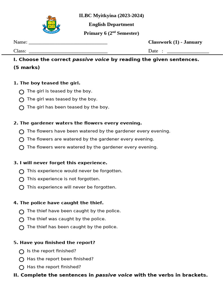 Classwork-1 January | PDF