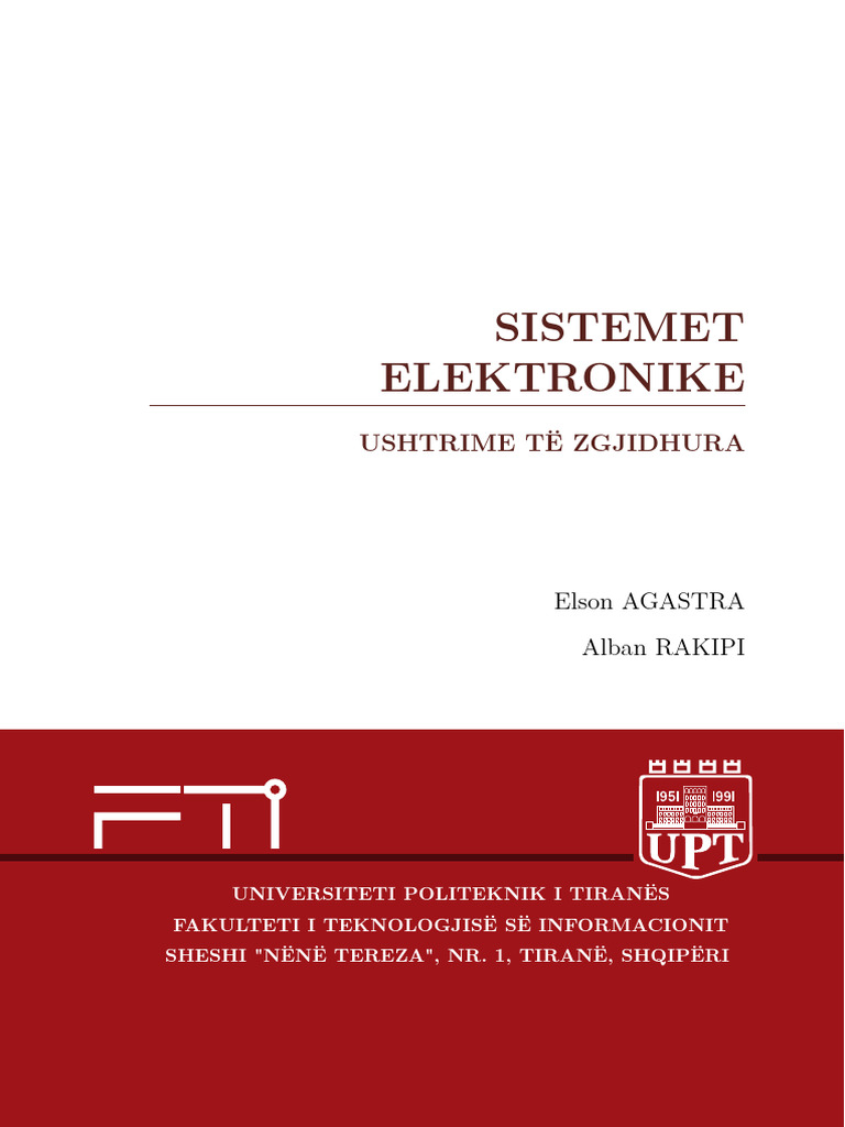 Sistemet Elektronike - Seminare 2020 | PDF