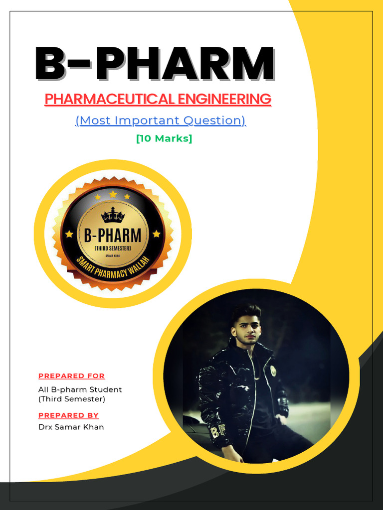 10 Marks ENGINEERING THIRD SEMESTER Smart Pharmacy Wallah DRX Sa | PDF | Filtration | Distillation