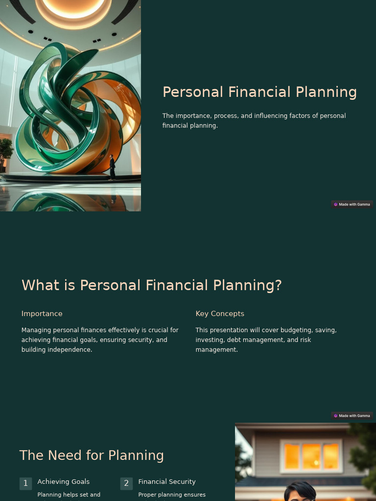 Personal Financial Planning Guide | PDF | Wealth | Expense