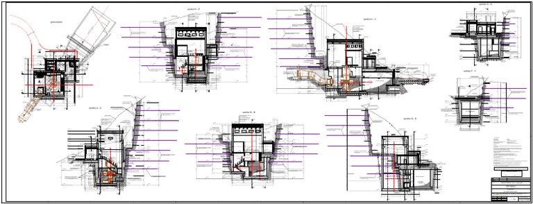 Med - D-P50b - HPP Medna - Powerhouse - Groundplan and Sections - 1dez2015 | PDF | Materials ...