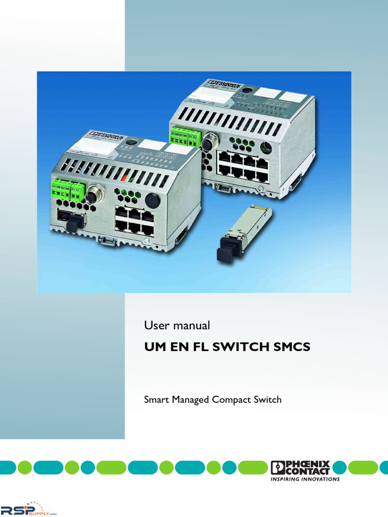 FL Switch Smcs 16tx | PDF | Network Switch | Computer Network