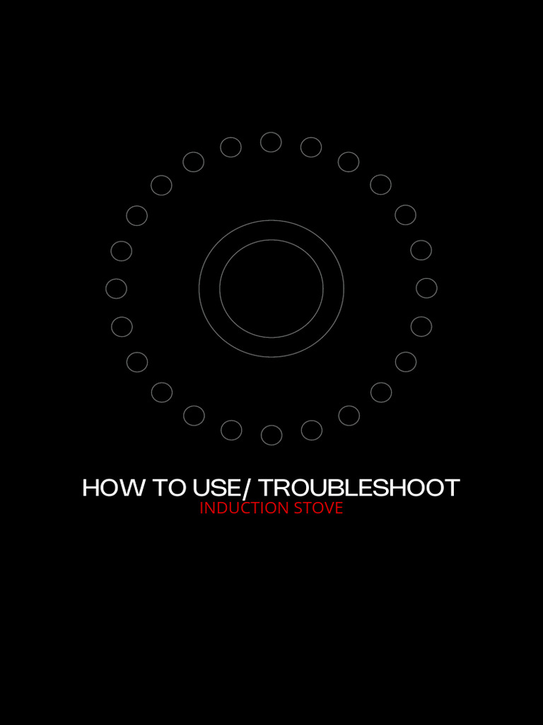 Induction Stove User Guide & Troubleshooting | PDF | Stove | Cookware ...
