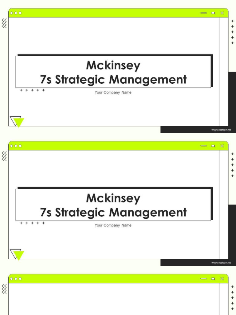 Mckinsey 7s Strategic Management Powerpoint Presentation Slides ...