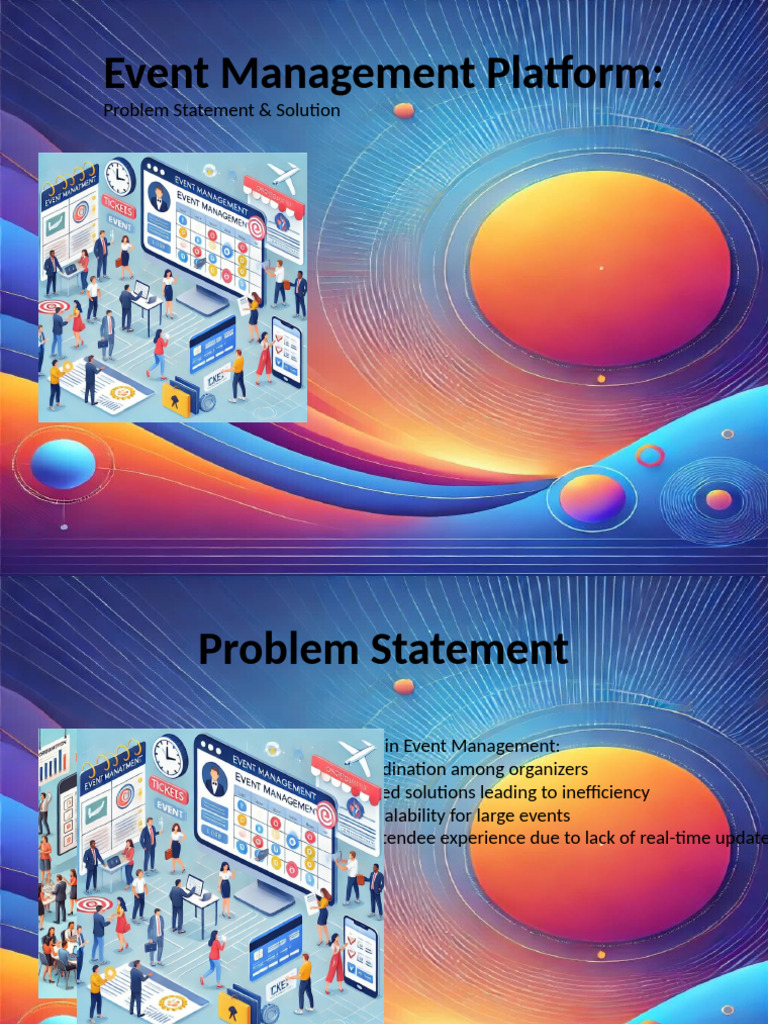 Event Management Final Presentation | PDF | Cloud Computing | Usability