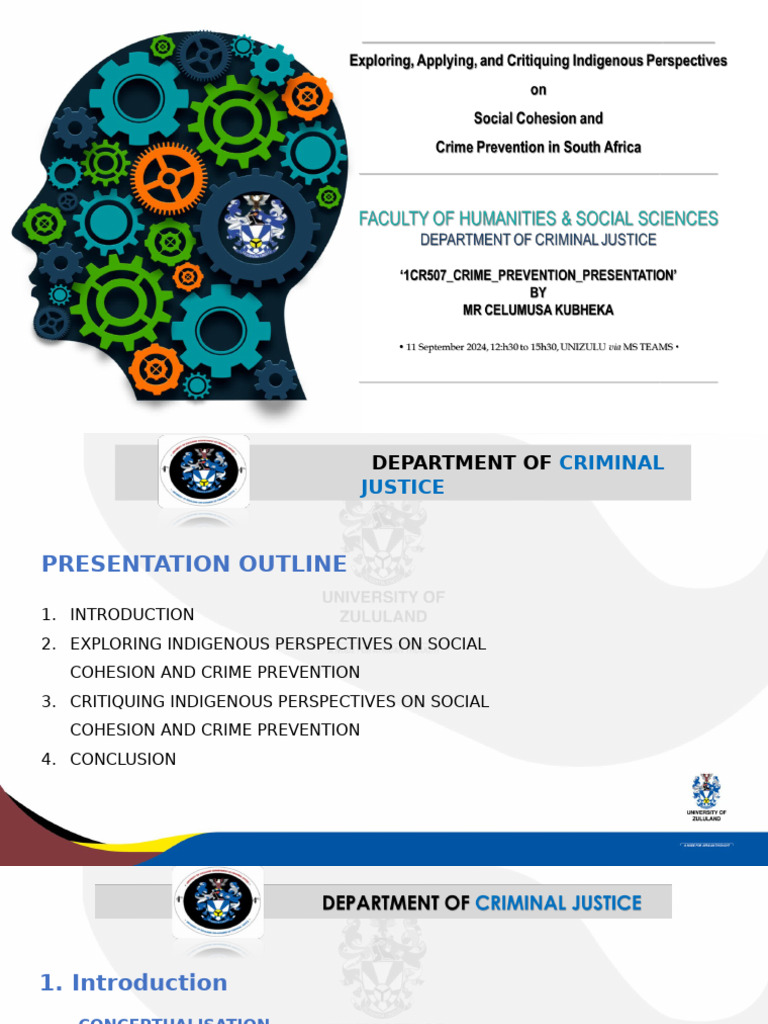 DCJ - Crime Prevention Presentation | PDF | Crimes | Crime & Violence