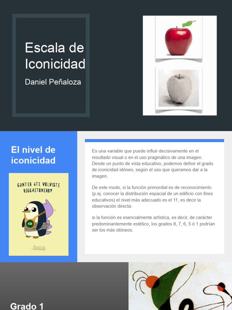 Escala de Iconicidad | PDF