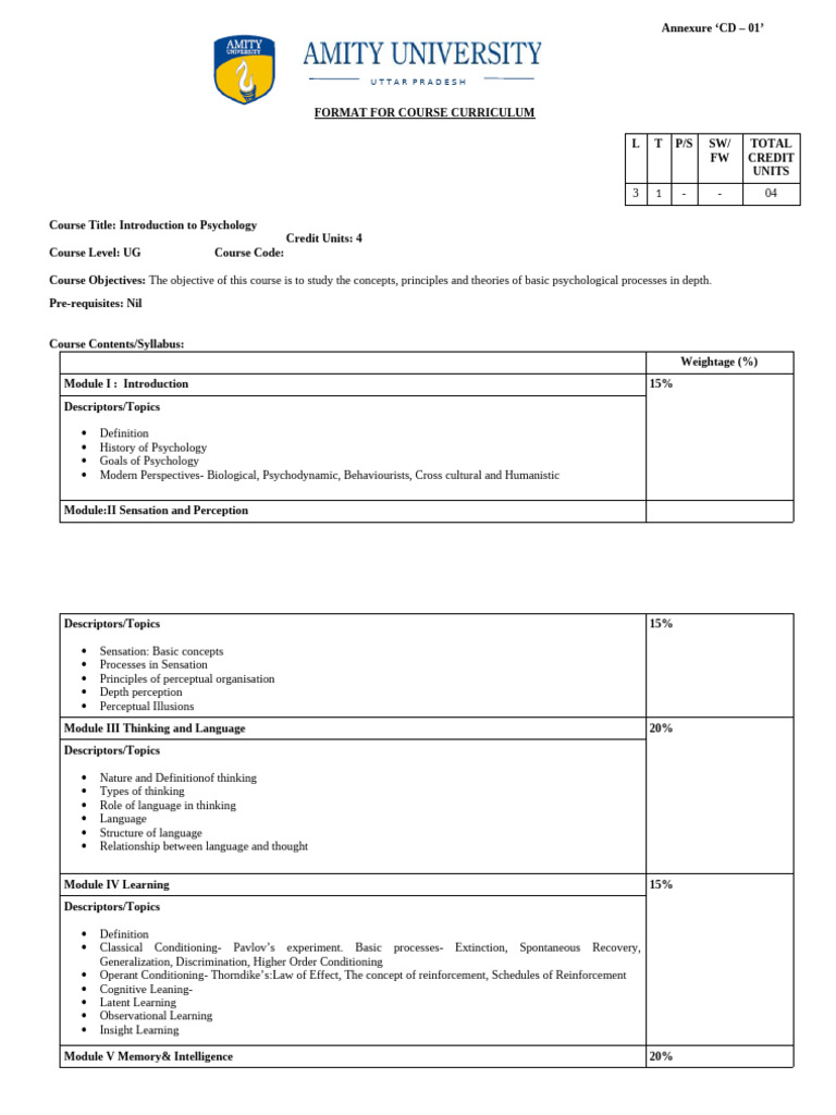 INTRODUCTION TO PSYCHOLOGY | PDF | Motivational | Motivation