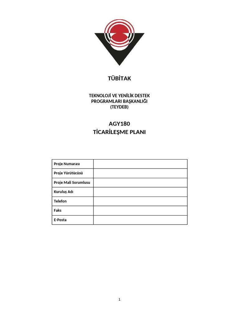 TICARILESME PLANI AGY180-r10 | PDF