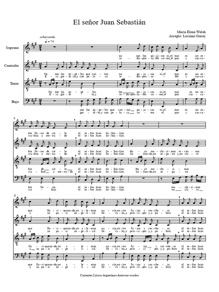 El Señor Juán Sebastián | PDF