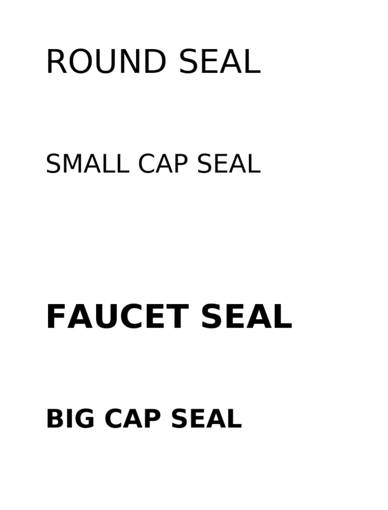 Seal Names | PDF