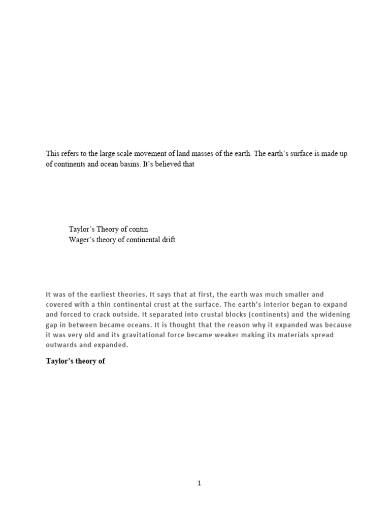 S5 Geography Paper 1 Physical Geography Notes | PDF | Plate Tectonics ...