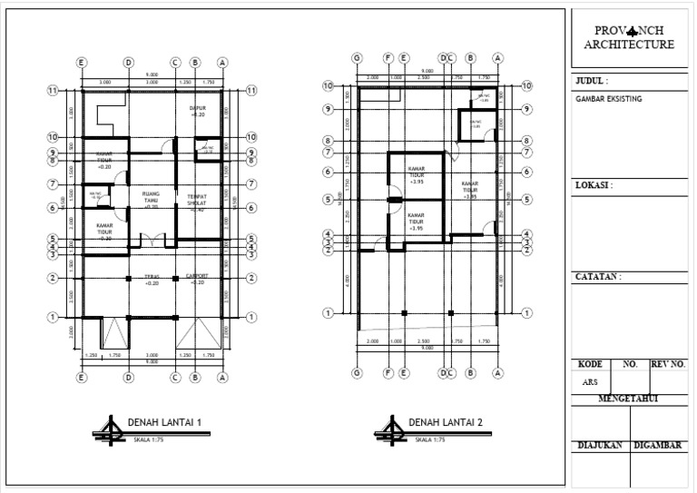 Gambar Eksisting | PDF