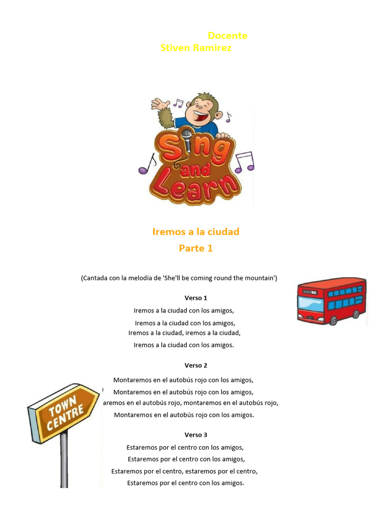 Canción sobre un viaje con amigos | PDF