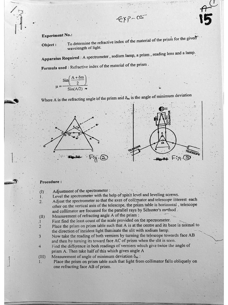 Refractive Index | PDF