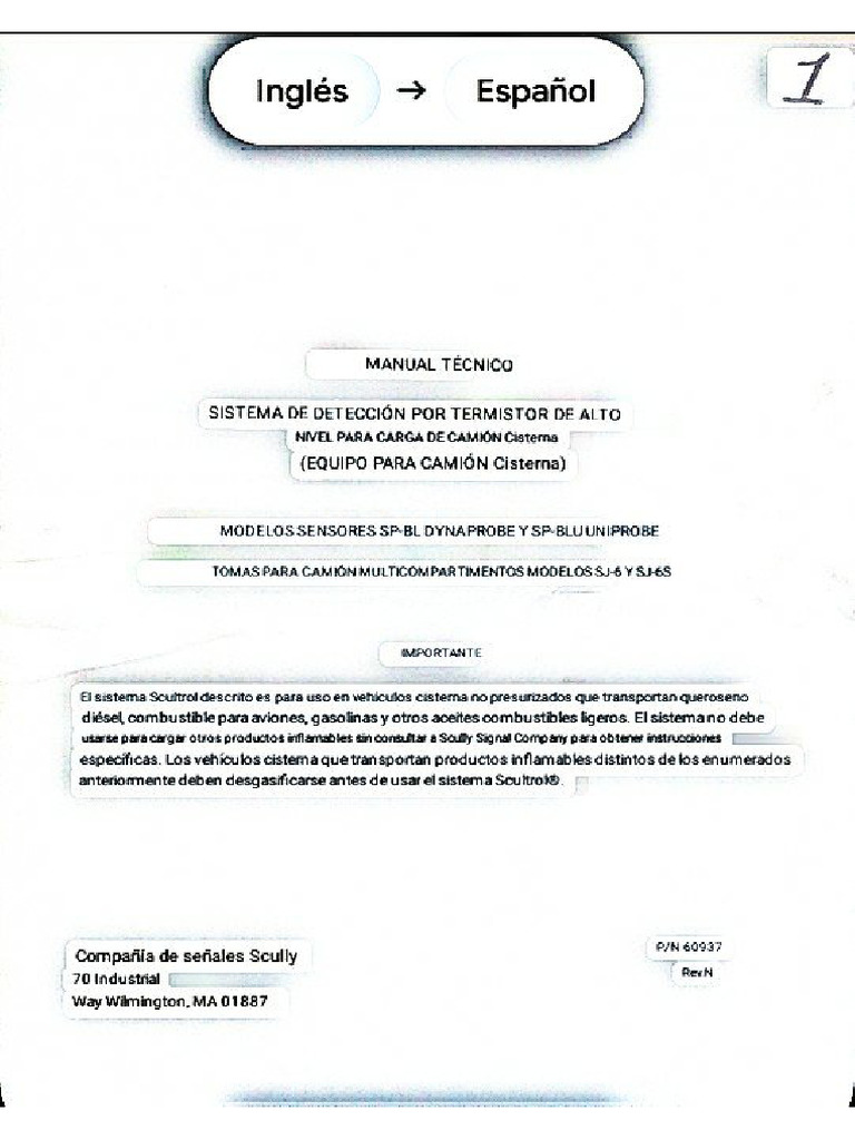 Manual de Scully de Sucio Sensor de 2 Pines 2 | PDF