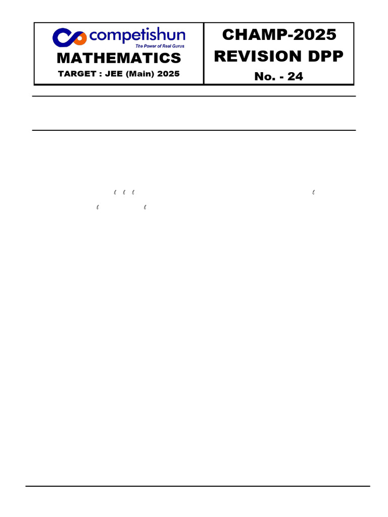 DPP-24 - PC Copy - (Permutation and Combination) | PDF | Mathematical Concepts | Mathematics