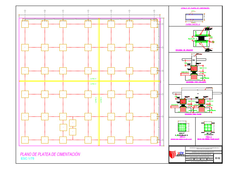 PLANO ESTRUCTURAS - AISLADORES SISMICOS-aislador | PDF