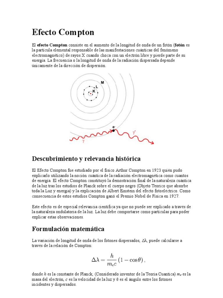 Efecto Compton | PDF