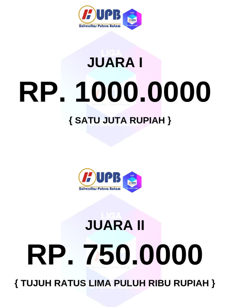 Papan Hadiah Juara | PDF