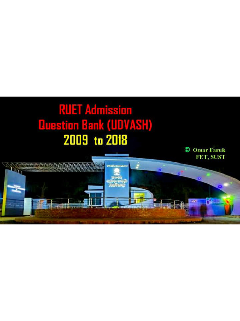 Ruet Q.B-2009-2018 | PDF