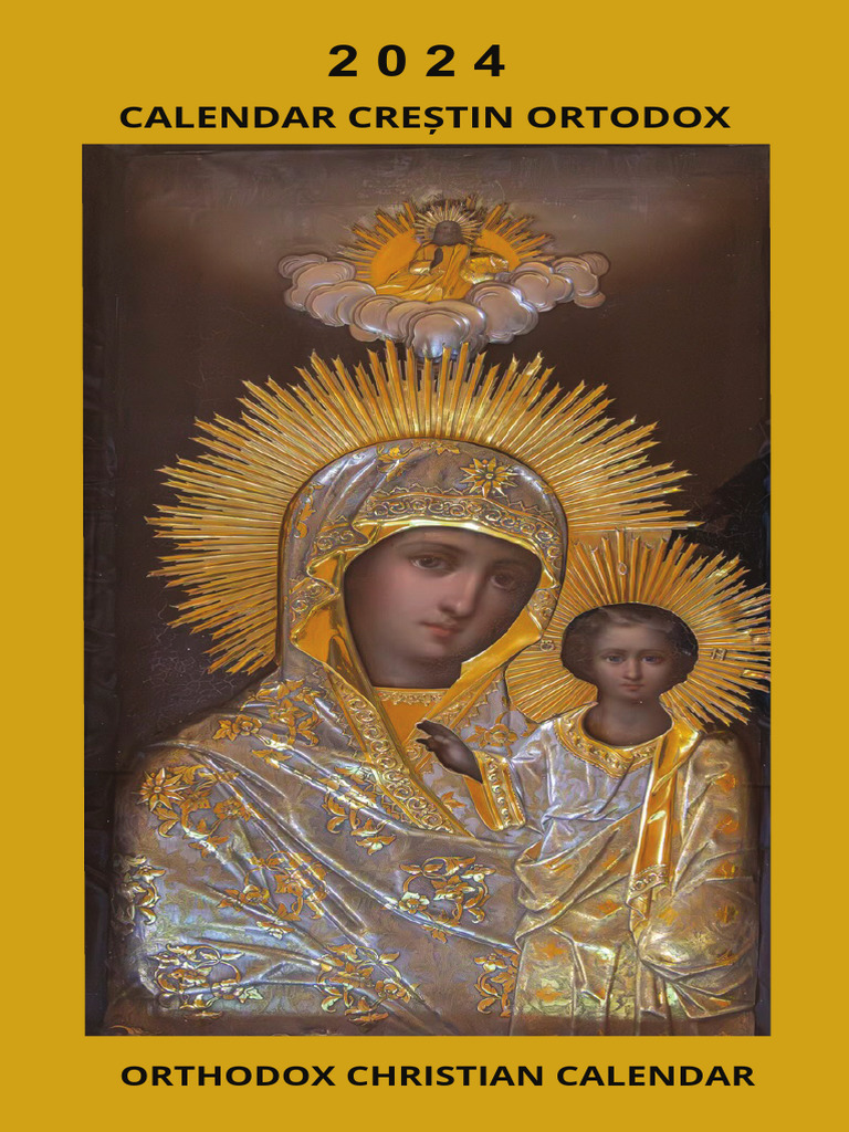 Orthodox Christian Calendar 2024 | PDF | Mary, Mother Of Jesus | Icon