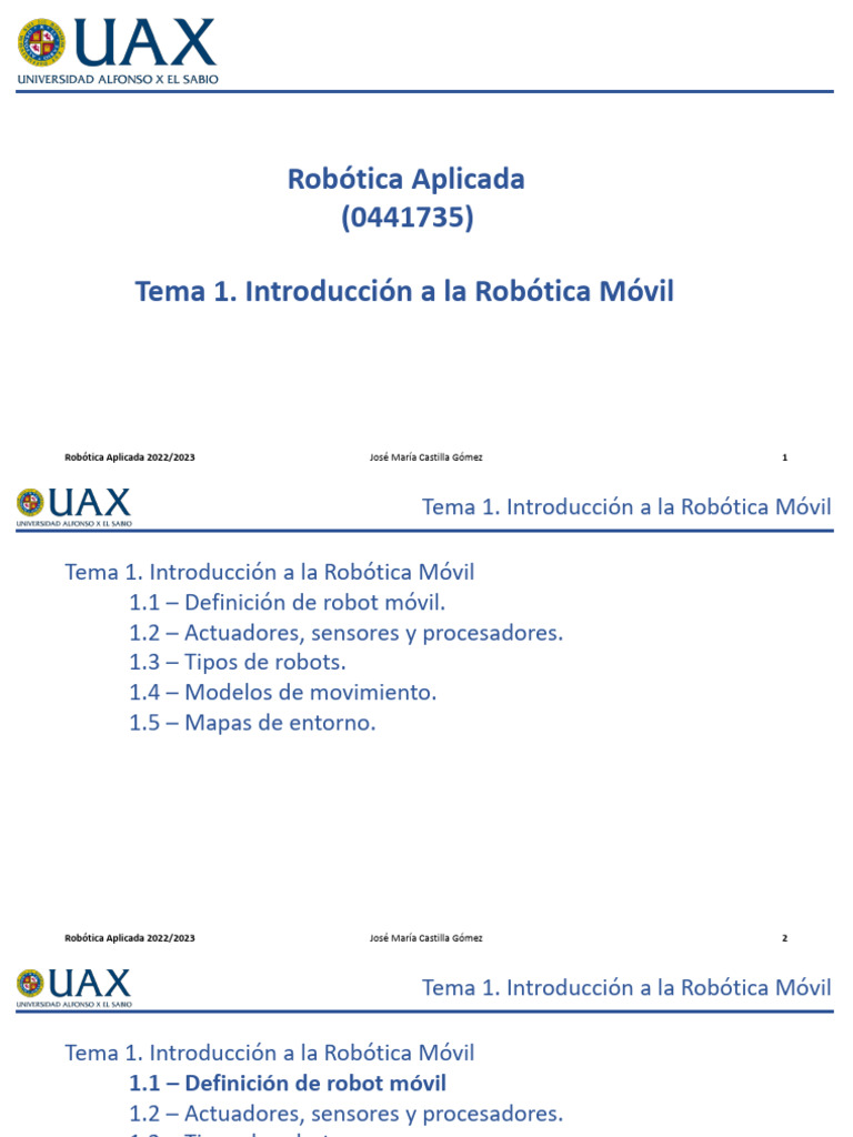 Tema 1 Introducción A La Robotica | PDF | Solenoide | Eje