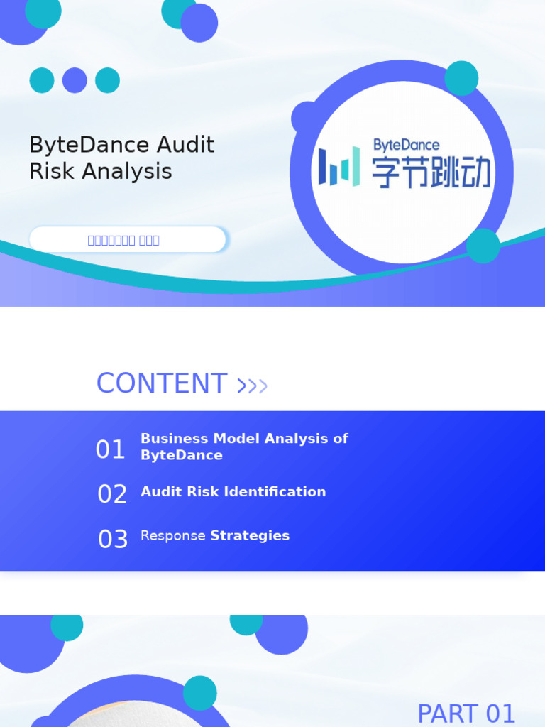 ByteDance Audit Risk Analysis | PDF | Audit | Regulatory Compliance