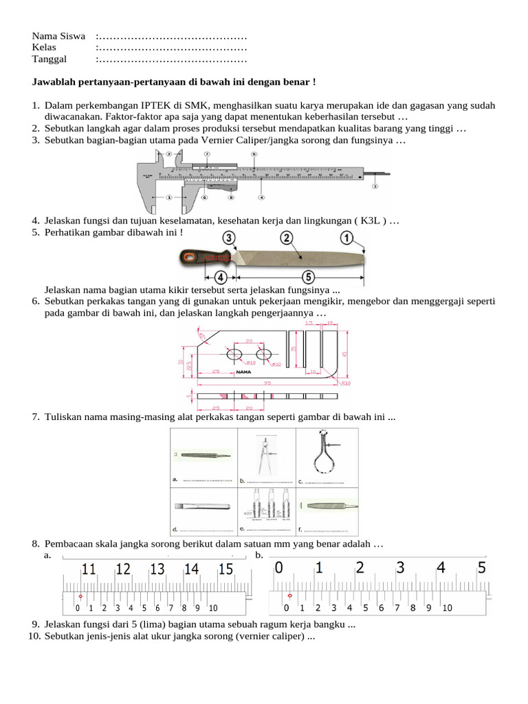 UTS Genap DPK 5 X TP A 2025 (Recovered) | PDF