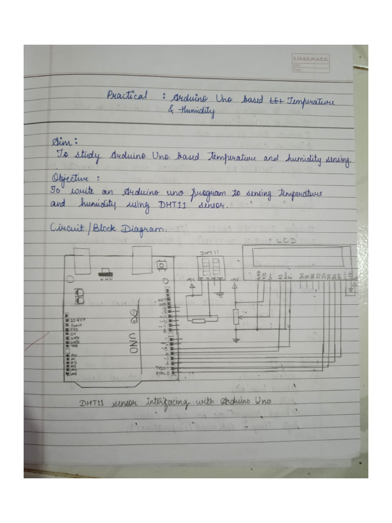 Arduino Based Temperature and Humidity | PDF