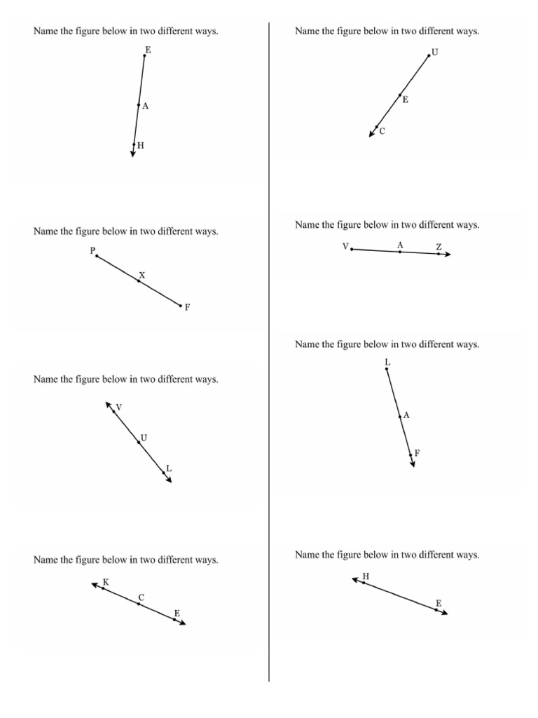 Lesson 1 - Naming Figures | PDF