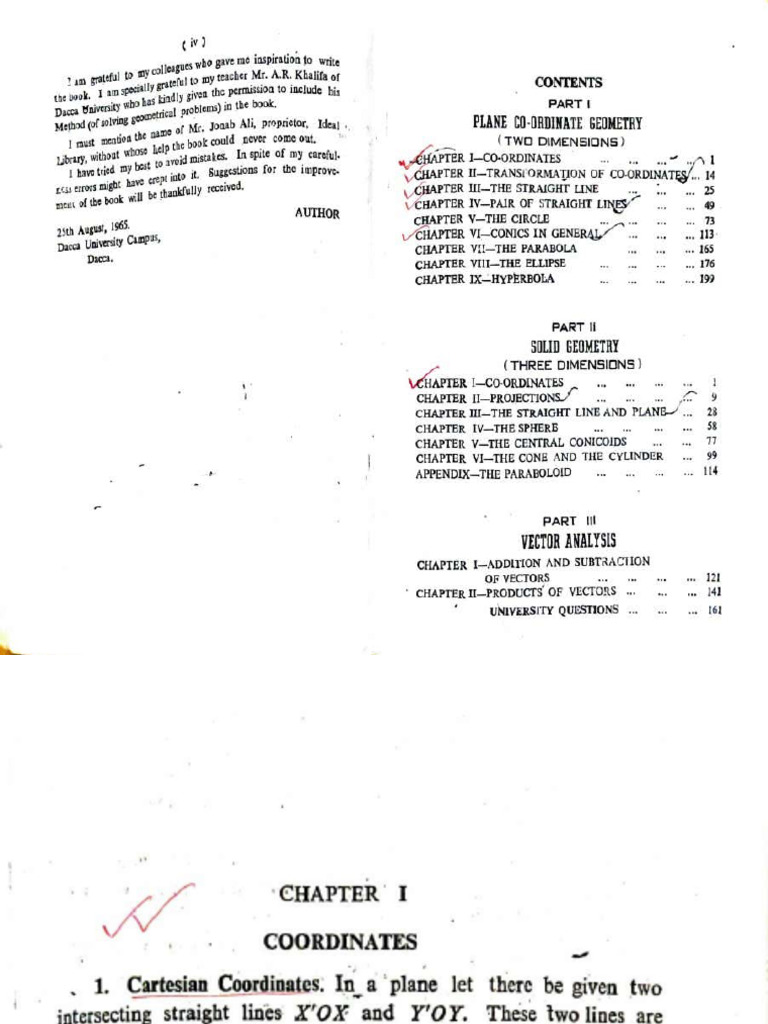 Analytical Geometry Book | PDF