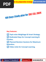 SSC CGL Study Plan 2025 | PDF