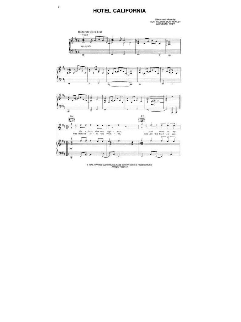 Hotel California | PDF