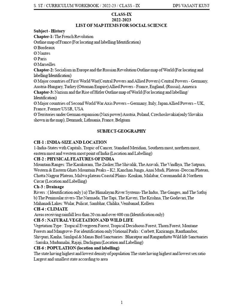 SST 9 Workbook | PDF | Elections | Monsoon