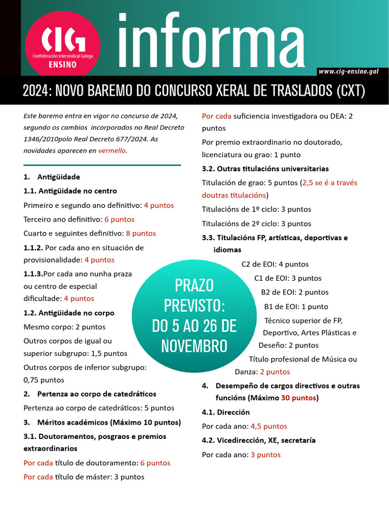 2024 Novo Baremo CXT | PDF